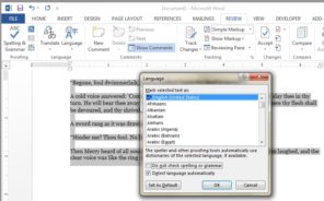Disable Spelling & Grammar Check For A Paragraph In MS Word — TojiKon.Net