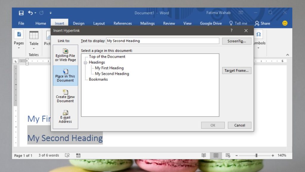 How To Add In-Document Links In MS Word — TojiKon.Net
