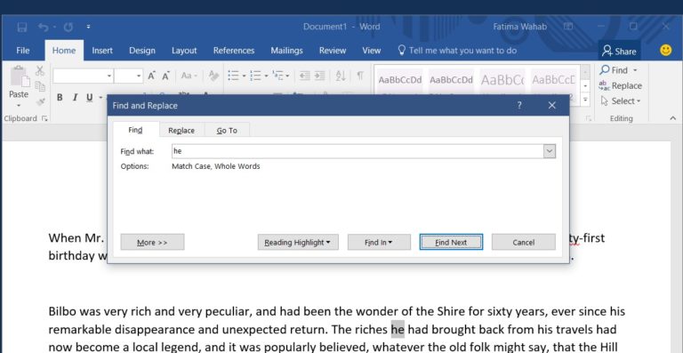 How To Find Whole Words In MS Word Instead Of Text Strings — TojiKon.Net