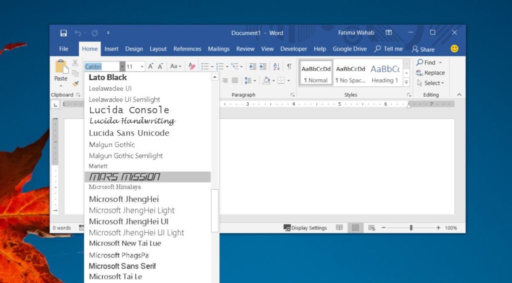 How To Install Fonts For Microsoft Word On Windows 10 — TojiKon.Net