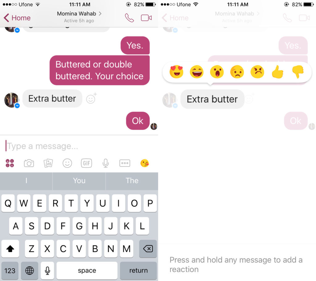 How To Use Reactions In Facebook Messenger — TojiKon.Net